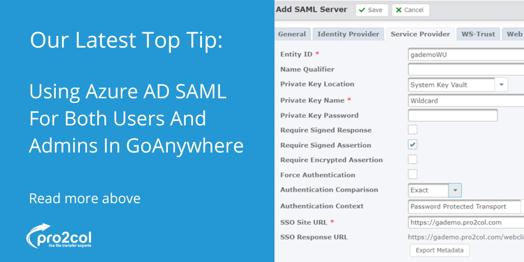 GoAnywhere MFT software demo, trial and buy in UK